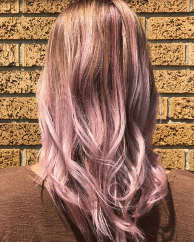 14 Rose Gold Haircolor Ideas - Rock Pink Hair - Redken CA